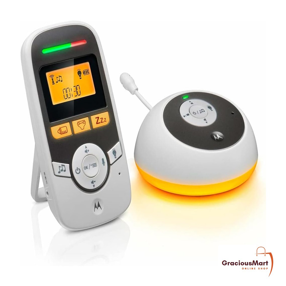 Motorola MBP161TIMER Digital Audio Baby Monitor with Baby Care Timer ...