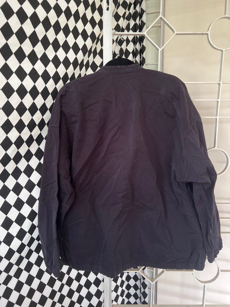 MUJI navy outerwear jacket, Women's Fashion, Coats, Jackets and ...