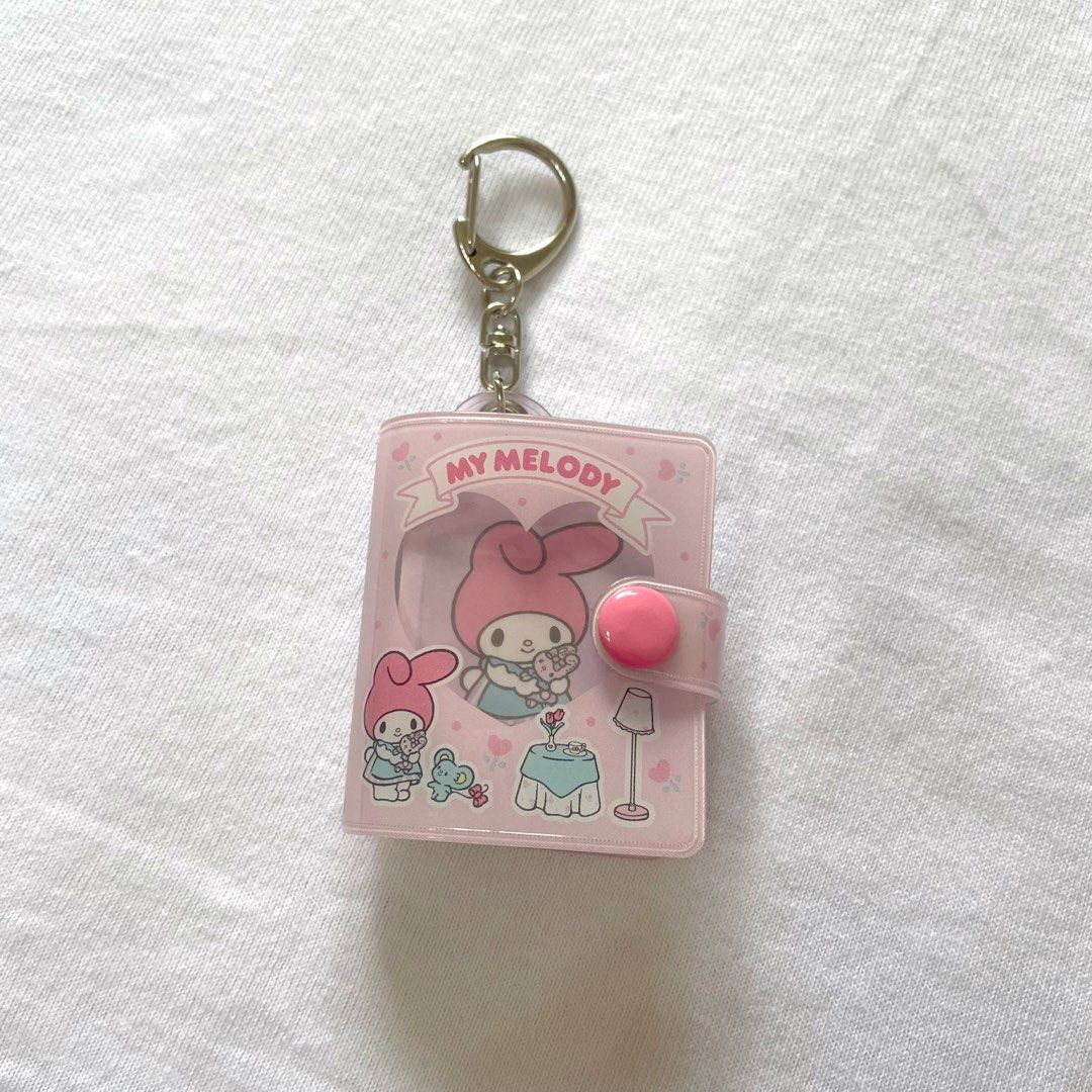 my melody sanrio photo ID binder holder keychain anime kpop bts txt ...