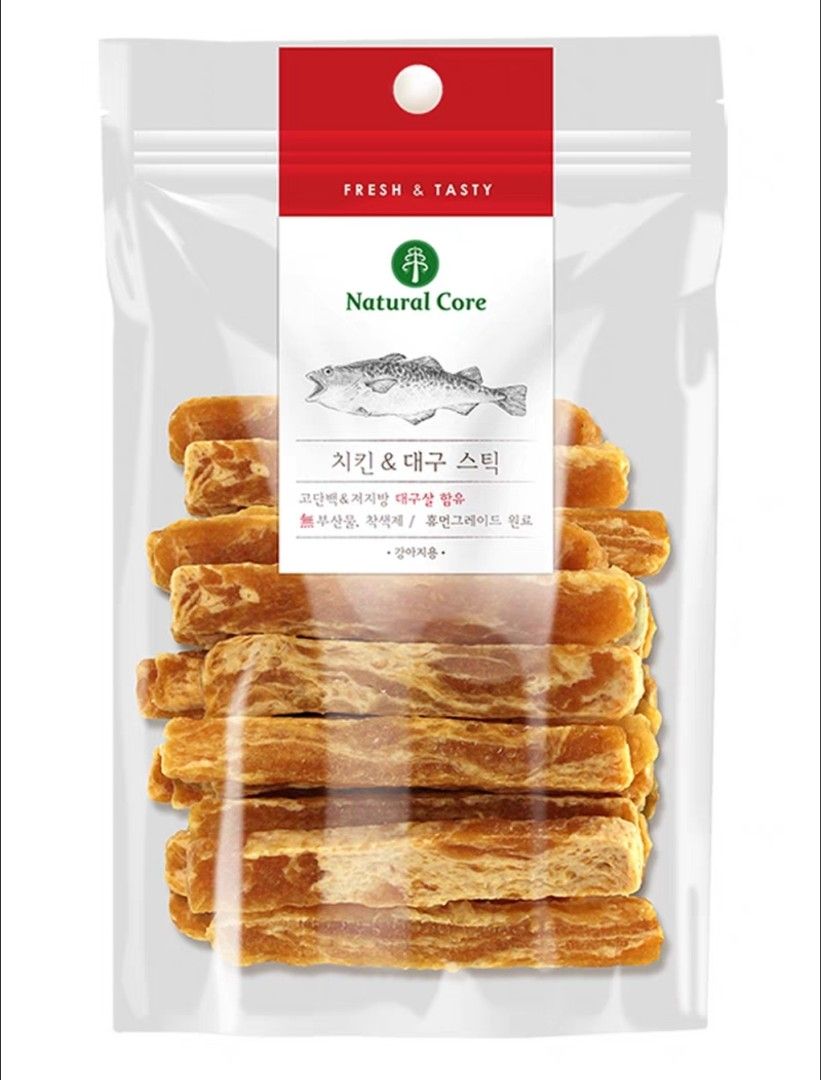 NATURAL CORE Chicken cod strips, Pet Supplies, Pet Food on Carousell