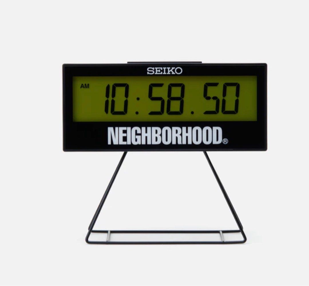 Neighborhood x Seiko Mini Sports Timer Clock, Furniture & Home Living ...