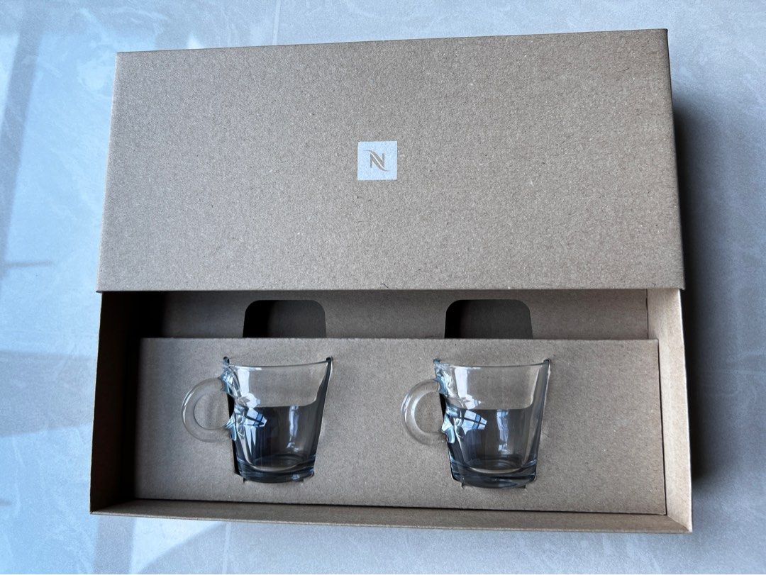 Nespresso Expresso cup set (2 cups), Furniture & Home Living ...