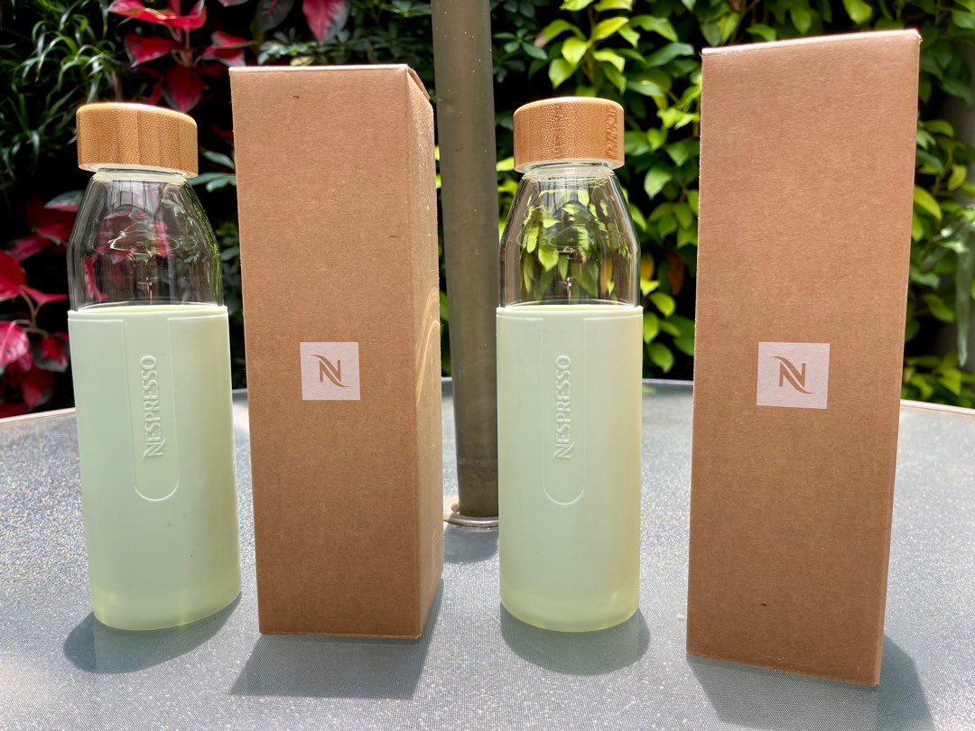 Nespresso Glass Water Bottle, Furniture & Home Living, Kitchenware ...