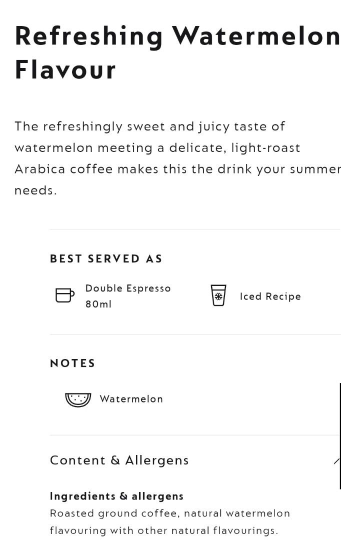 Nespresso Vertuo Capsule Watermelon Over Ice, TV & Home Appliances ...