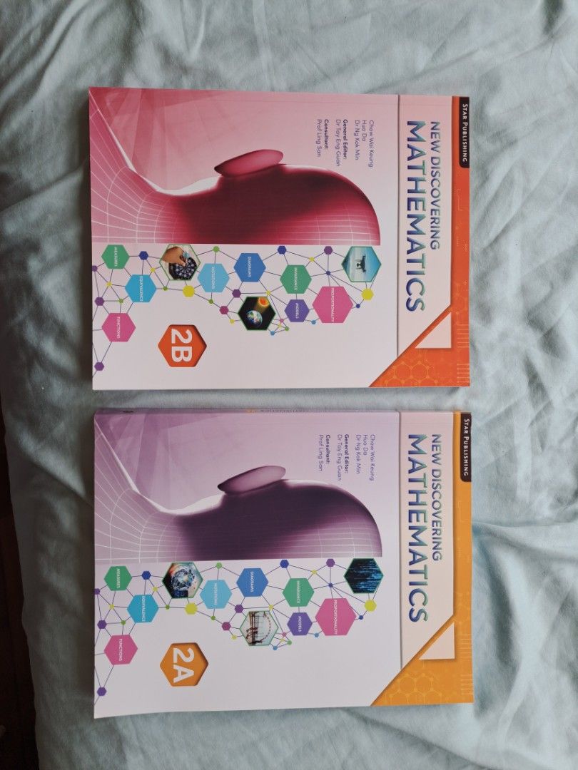 New Discovering Math sec 2A and 2B textbook, Everything Else on Carousell