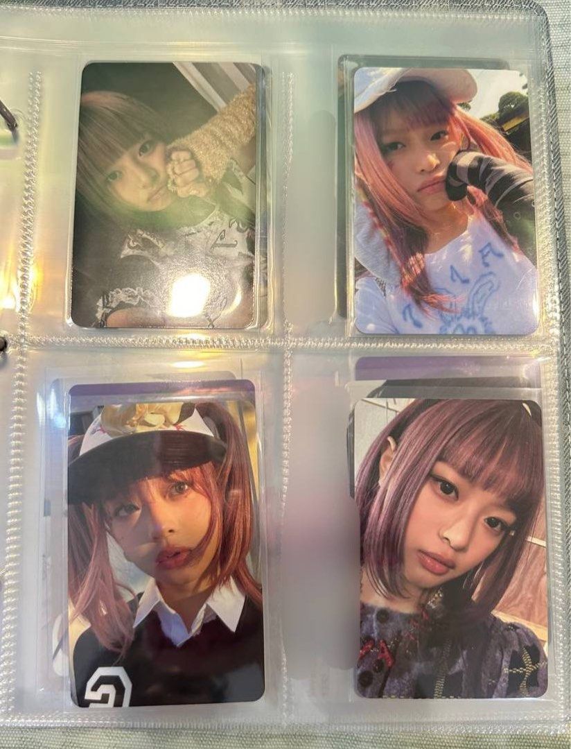 NEWJEANS HANNI ALBUM PCS BLUEBOOK OMG MESSAGE CARD GET UP BEACH BAG ...