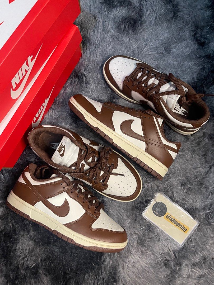 Nike Dunk Low Cacao, Women's Fashion, Footwear, Sneakers on Carousell