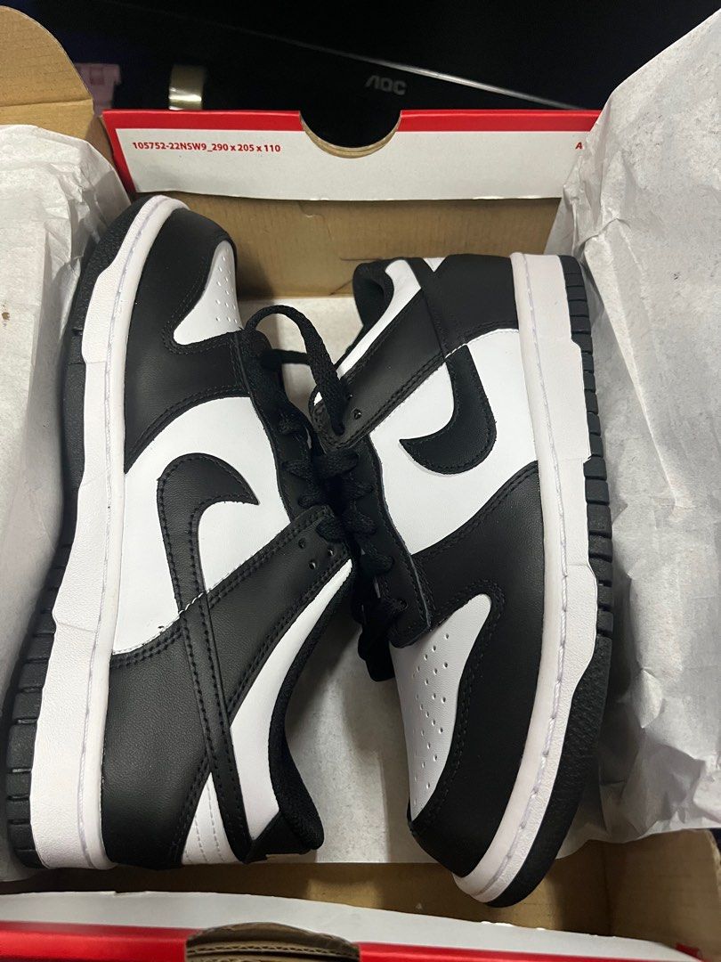 Nike Panda Dunk Low, Men's Fashion, Footwear, Sneakers on Carousell