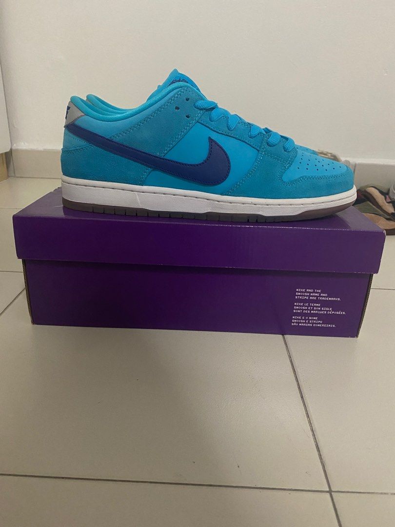 Nike SB Dunk Low Blue Fury, Men's Fashion, Footwear, Sneakers on Carousell
