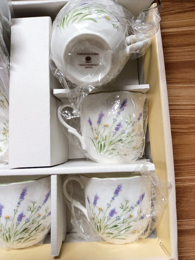 Nikko Tea Cups & Saicer Set, Furniture & Home Living, Kitchenware ...