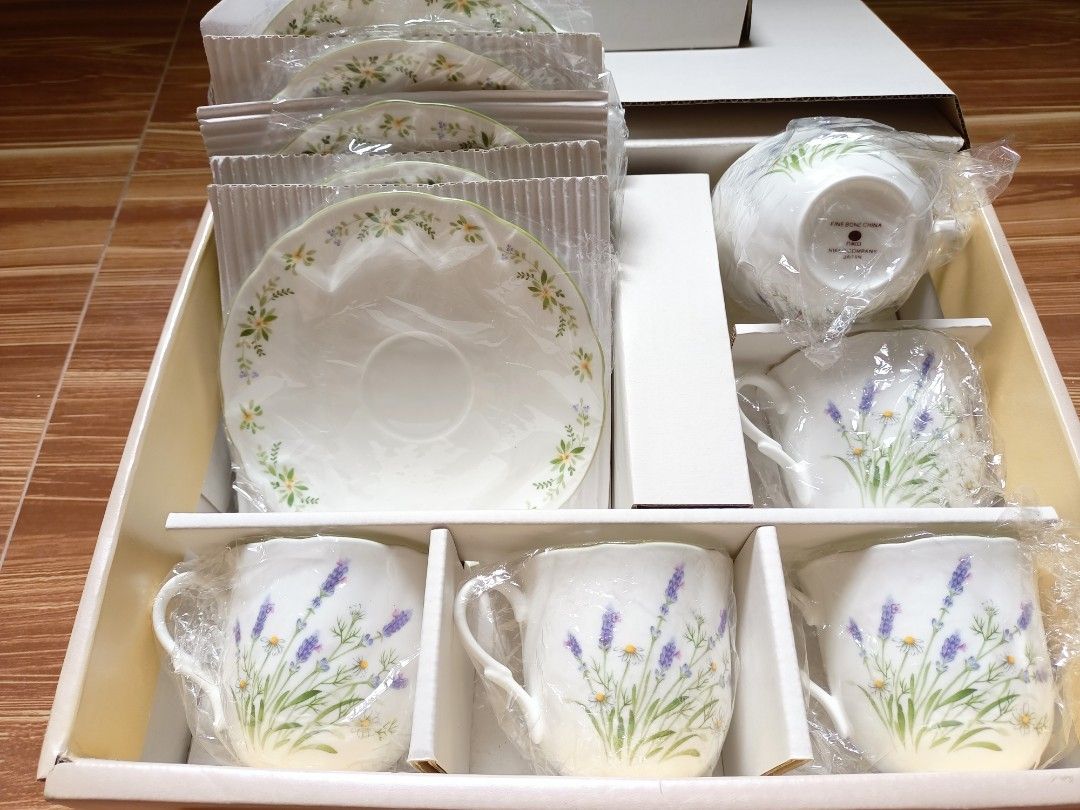 Nikko Tea Cups & Saicer Set, Furniture & Home Living, Kitchenware ...