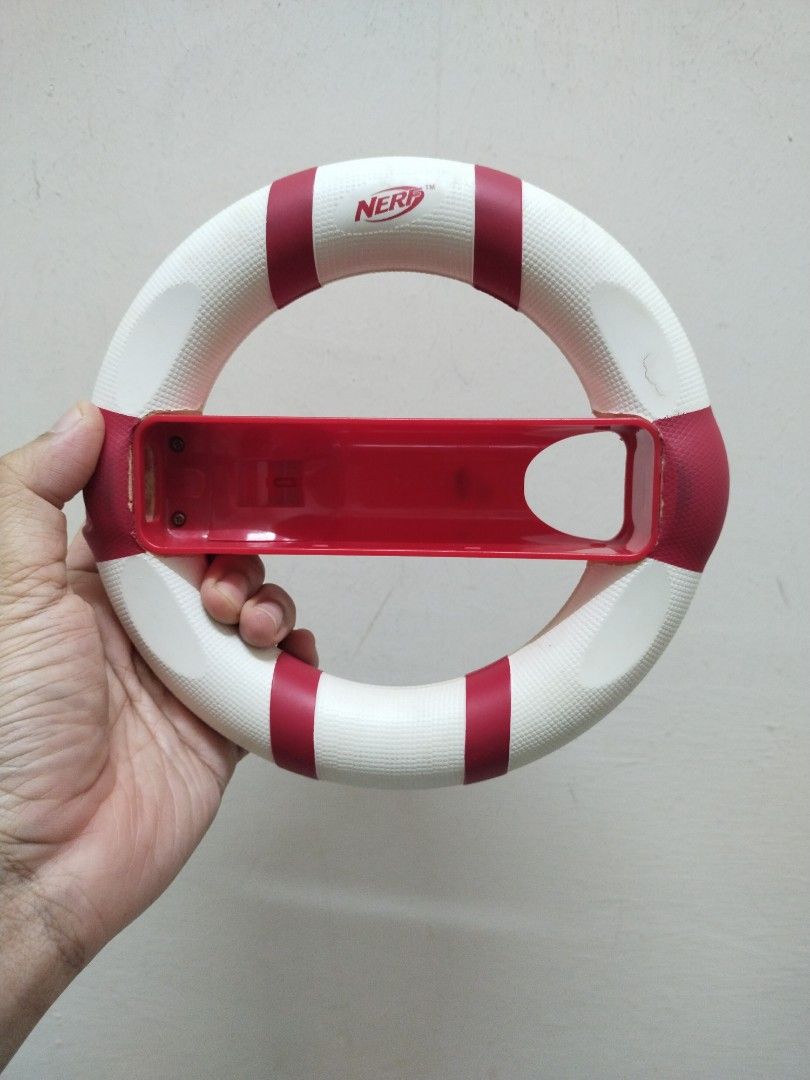 Nintendo Wii Nerf Racing Wheel Controller Holders, Video Gaming, Gaming ...