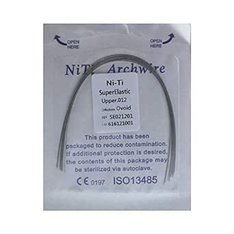 NiTi Upper .012 Archwire Preformed Wires, Set of 10, Health & Nutrition ...