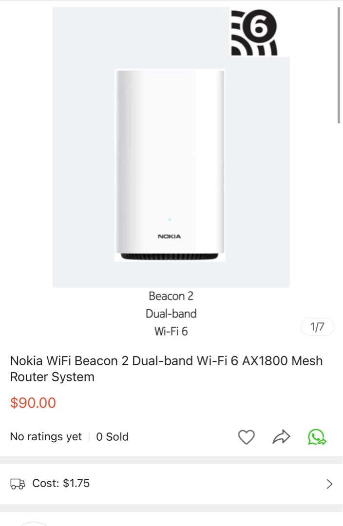 Nokia Beacon 2 router, Computers & Tech, Parts & Accessories ...