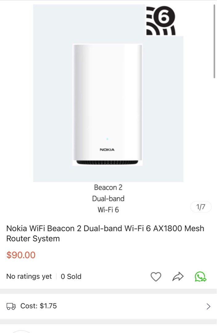 Nokia Beacon 2 router, Computers & Tech, Parts & Accessories ...