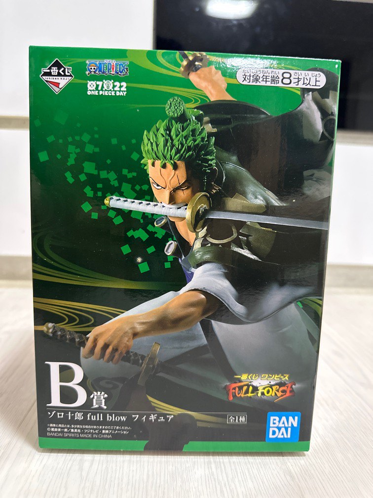 One Piece Zoro Full Force, Hobbies & Toys, Toys & Games on Carousell