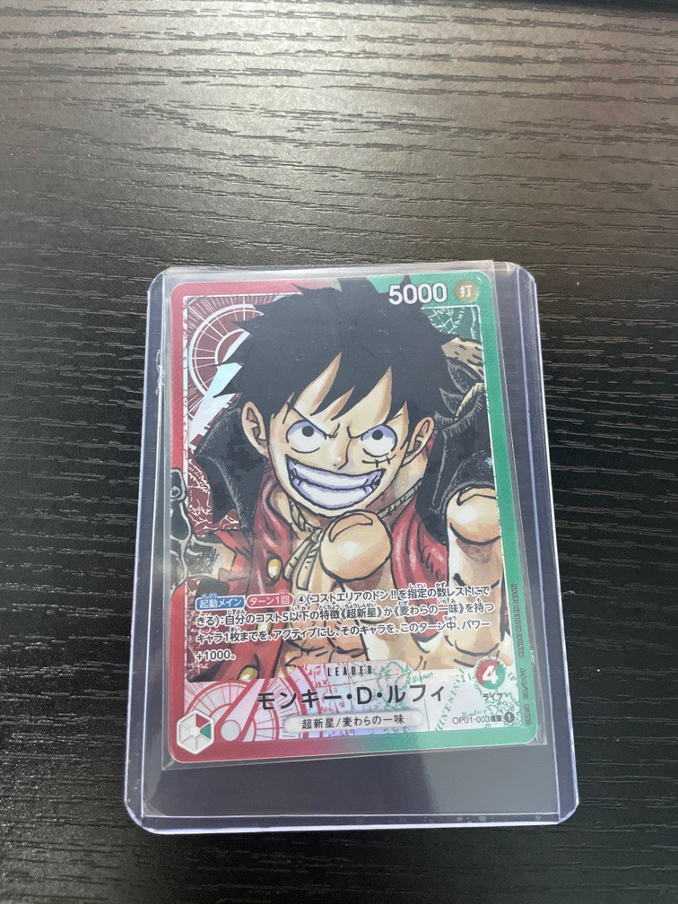 OP01 Luffy leader AA, Hobbies & Toys, Toys & Games on Carousell