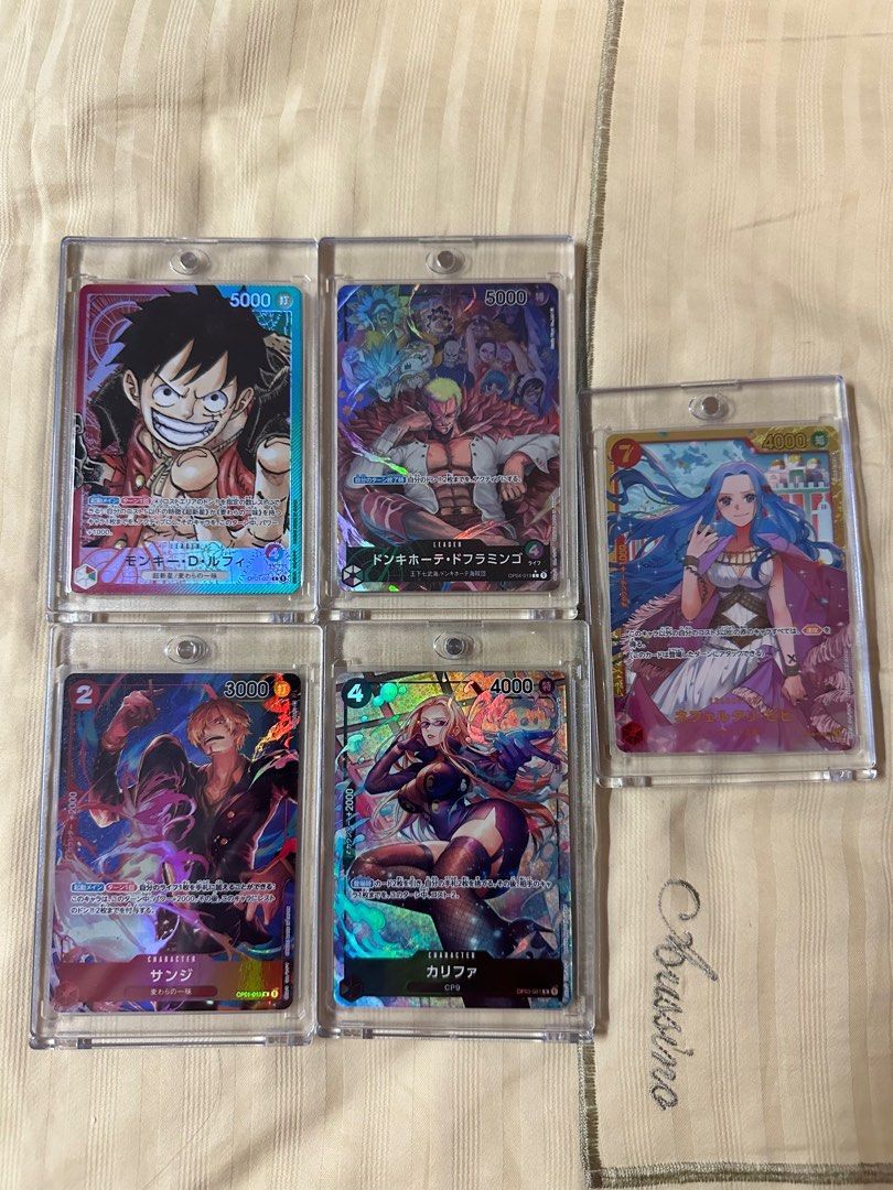 OP TCG CARDS - OP-01, OP-02, OP-03, OP-04, OP-05, Hobbies & Toys, Toys ...