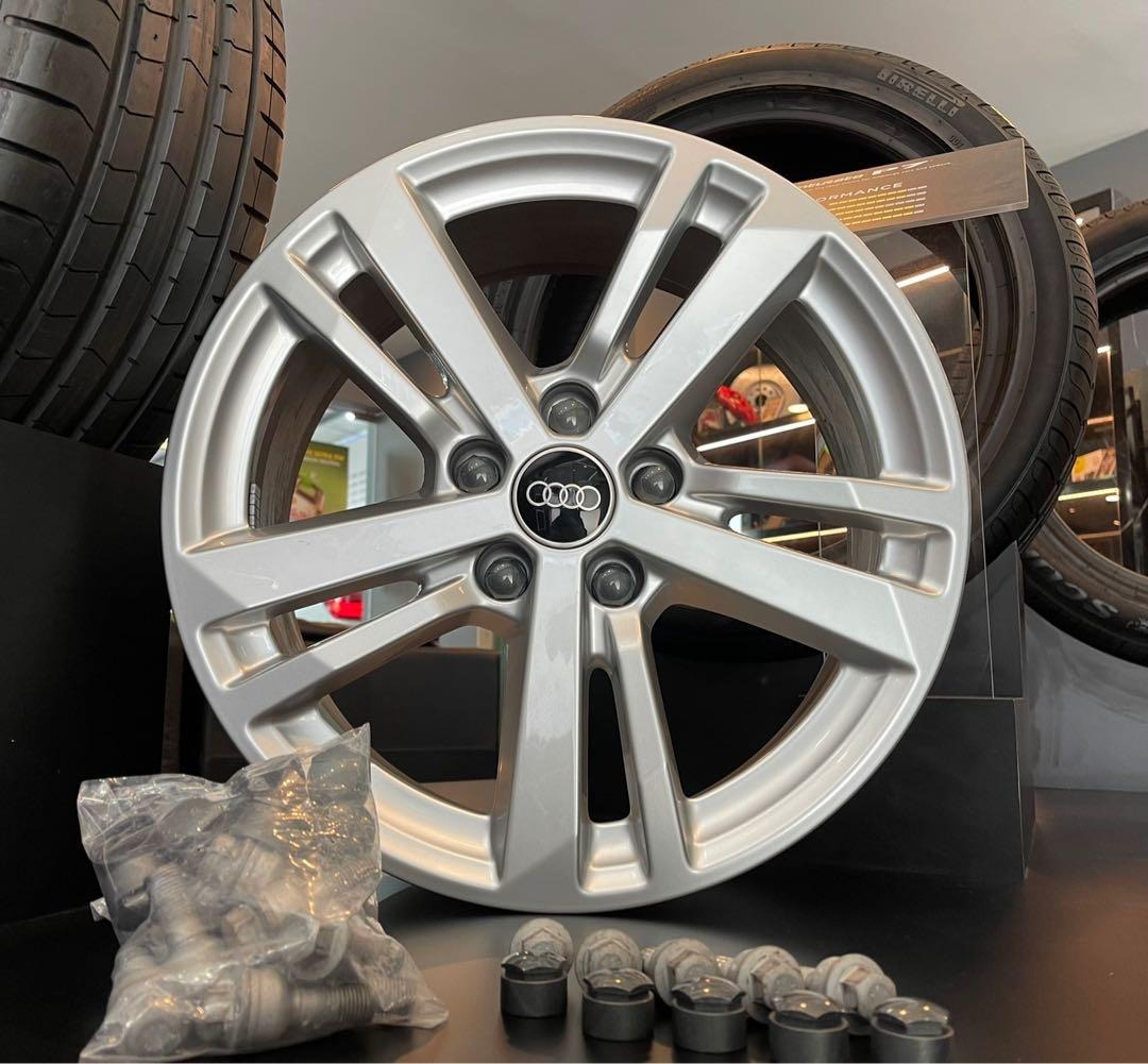 Org AUDI 17inch Sport rim, Car Accessories, Tyres & Rims on Carousell