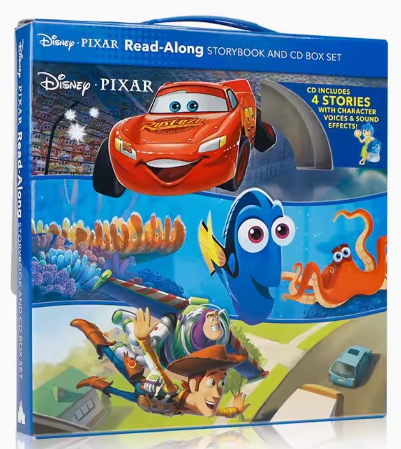 Original Disney Pixar Read-Along Storybook and CD Box Set, Hobbies ...