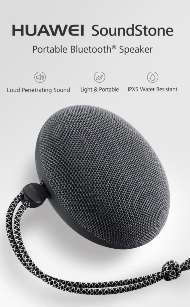 Original Huawei Soundstone Portable Bluetooth Speaker, Audio, Portable ...