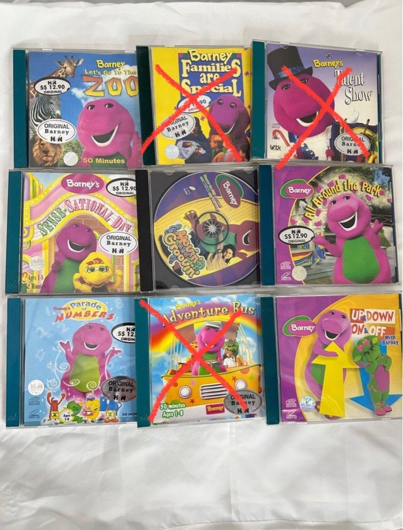 Original HVN Barney’s Show VCDS, Hobbies & Toys, Music & Media, CDs ...