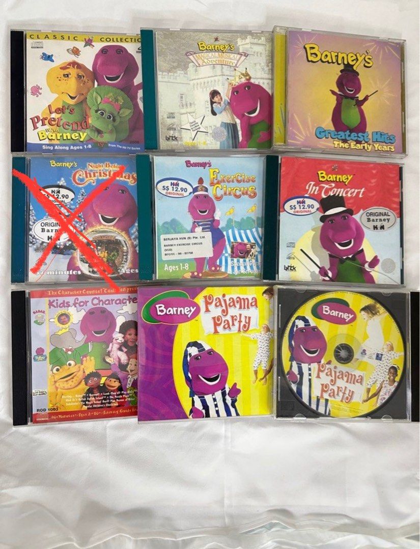 Original HVN Barney’s Show VCDS, Hobbies & Toys, Music & Media, CDs & DVDs on Carousell