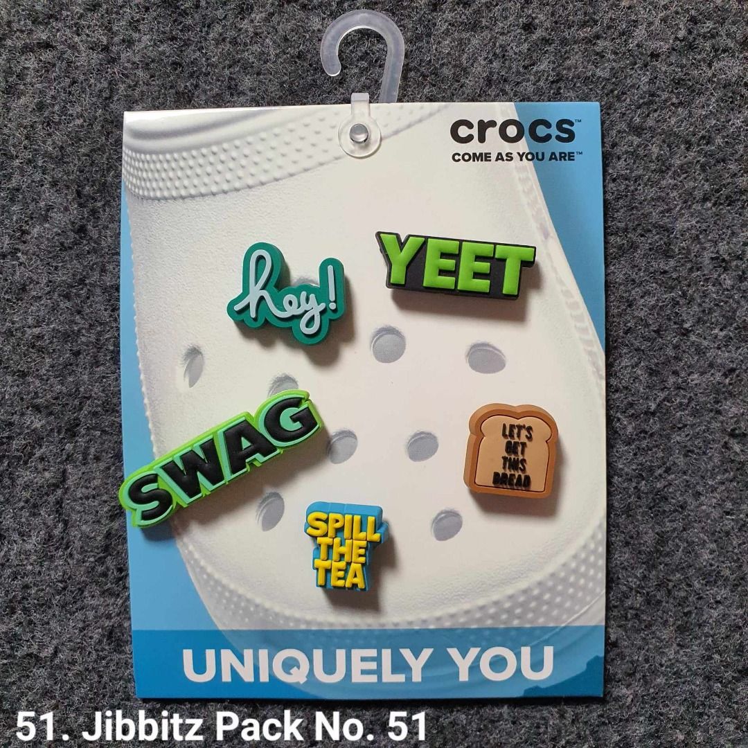 Original Jibbitz Pack Regular, Men's Fashion, Footwear, Shoe inserts ...