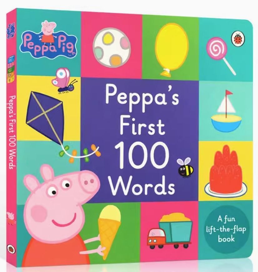 Original Peppa Pig Peppa's First 100 Words, Hobbies & Toys, Books ...