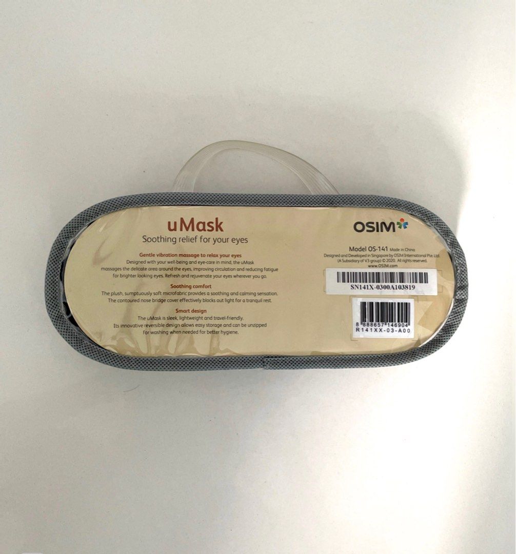 OSIM uMask Eye Massager, Beauty & Personal Care, Vision Care on Carousell