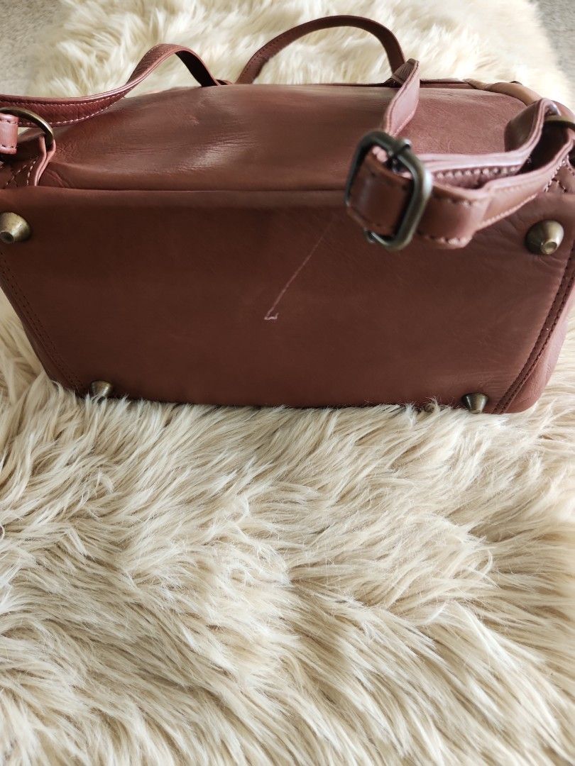 Outback Leather two-way backpack and shoulder bag, Women's Fashion ...