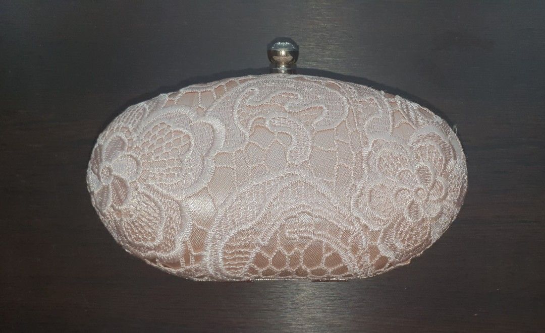Oval shaped Clutch Bag, Women's Fashion, Bags & Wallets, Clutches on ...