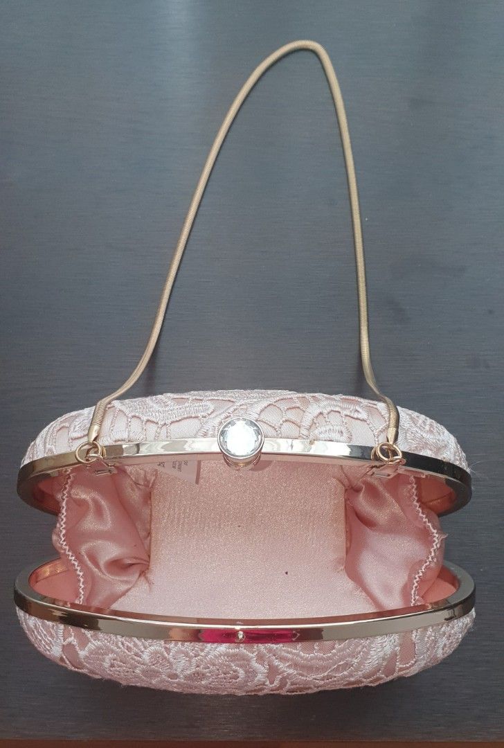 Oval shaped Clutch Bag, Women's Fashion, Bags & Wallets, Clutches on ...