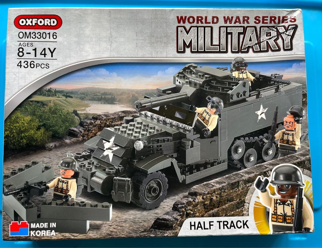 Oxford Bricks - OM33016 Half track Military line, Hobbies & Toys, Toys ...