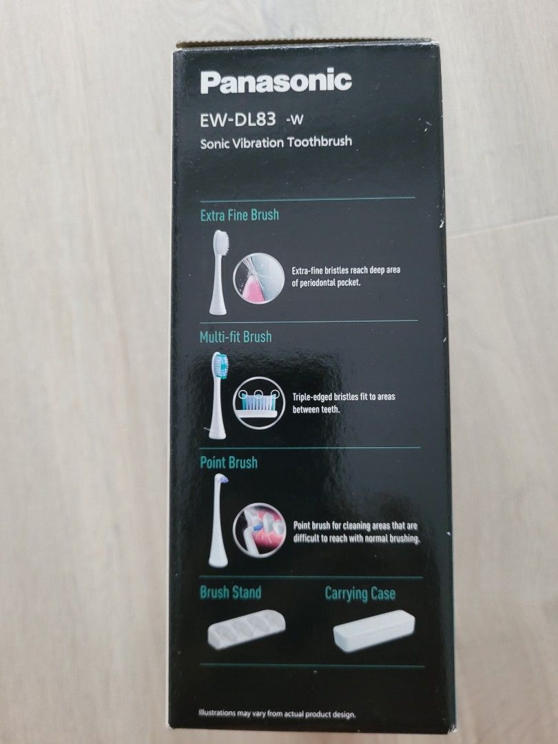 Panasonic EW-DL83 sonic vibration toothbrush, 美容＆化妝品, 健康及美容 - 口腔護理 ...