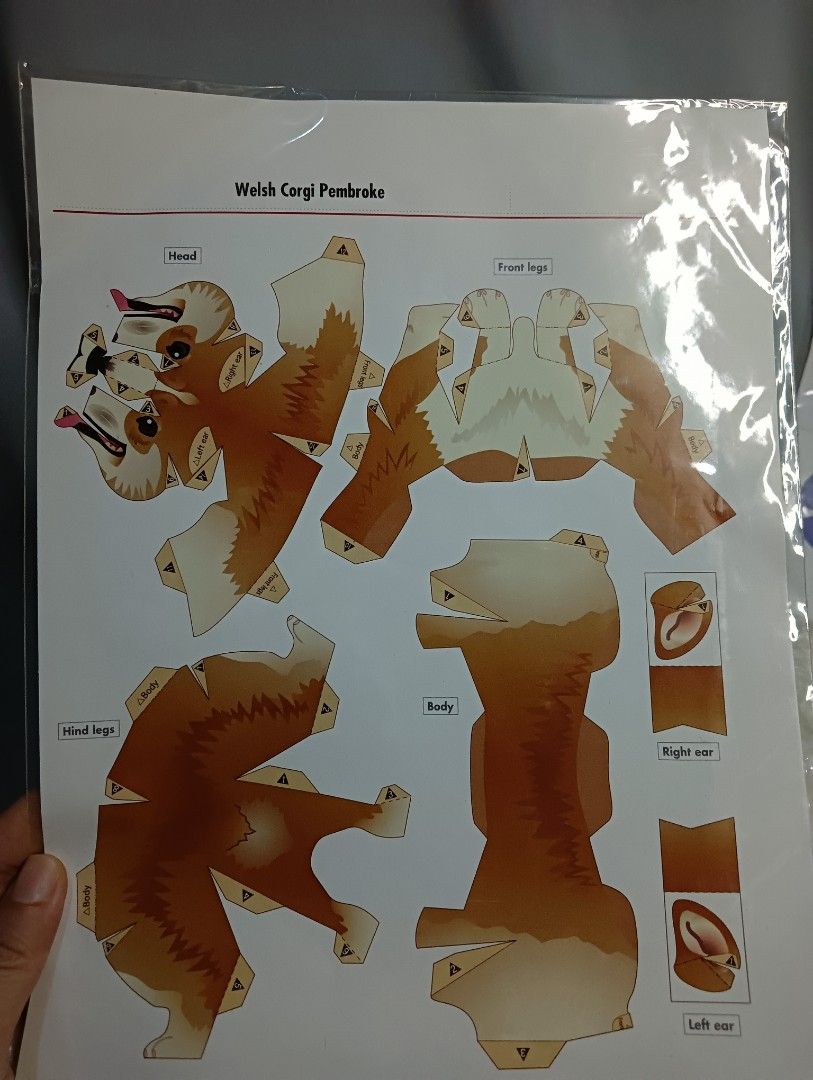 Papercraft karakter, Desain & Kerajinan Tangan, Lainnya di Carousell