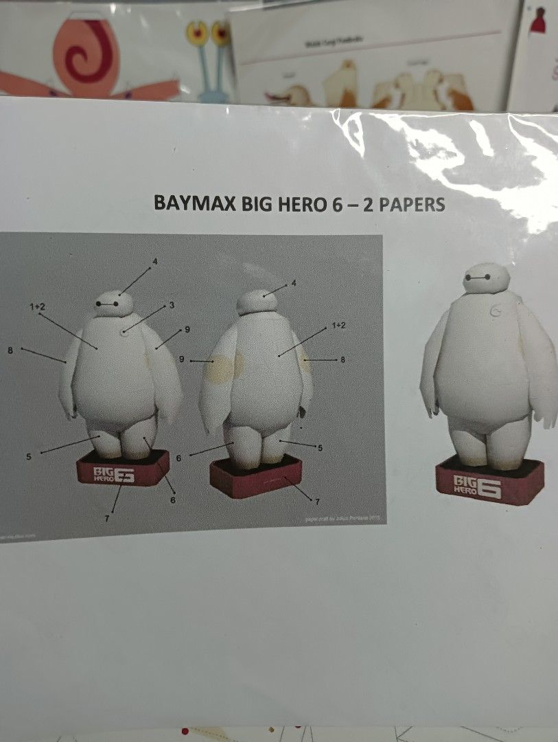 Papercraft karakter, Desain & Kerajinan Tangan, Lainnya di Carousell