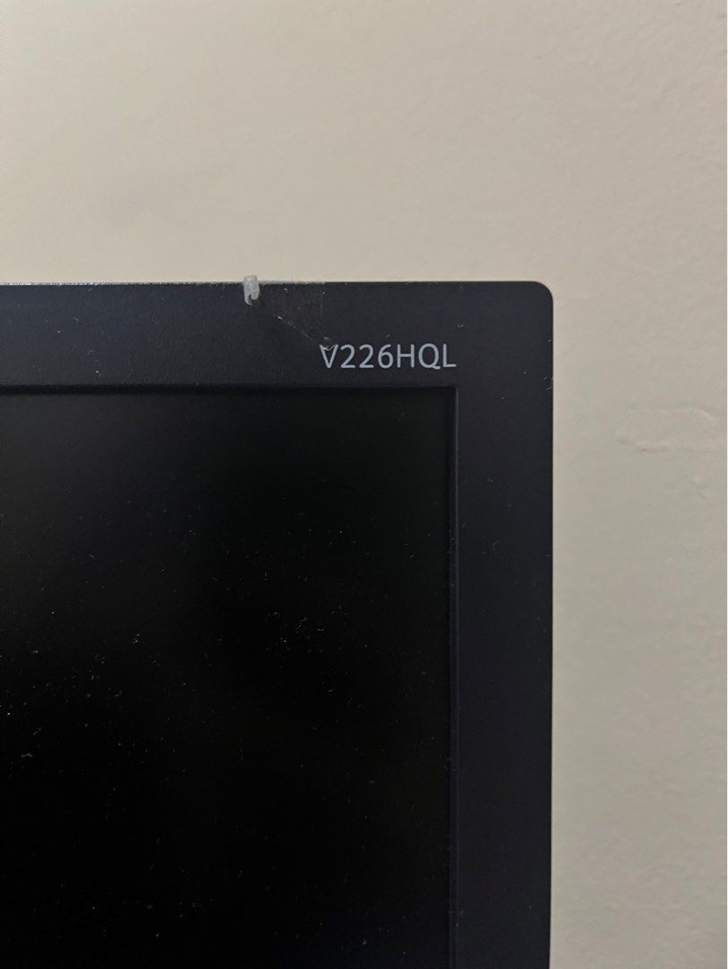 PC Monitor V226HQL H LCD, Computers & Tech, Parts & Accessories ...