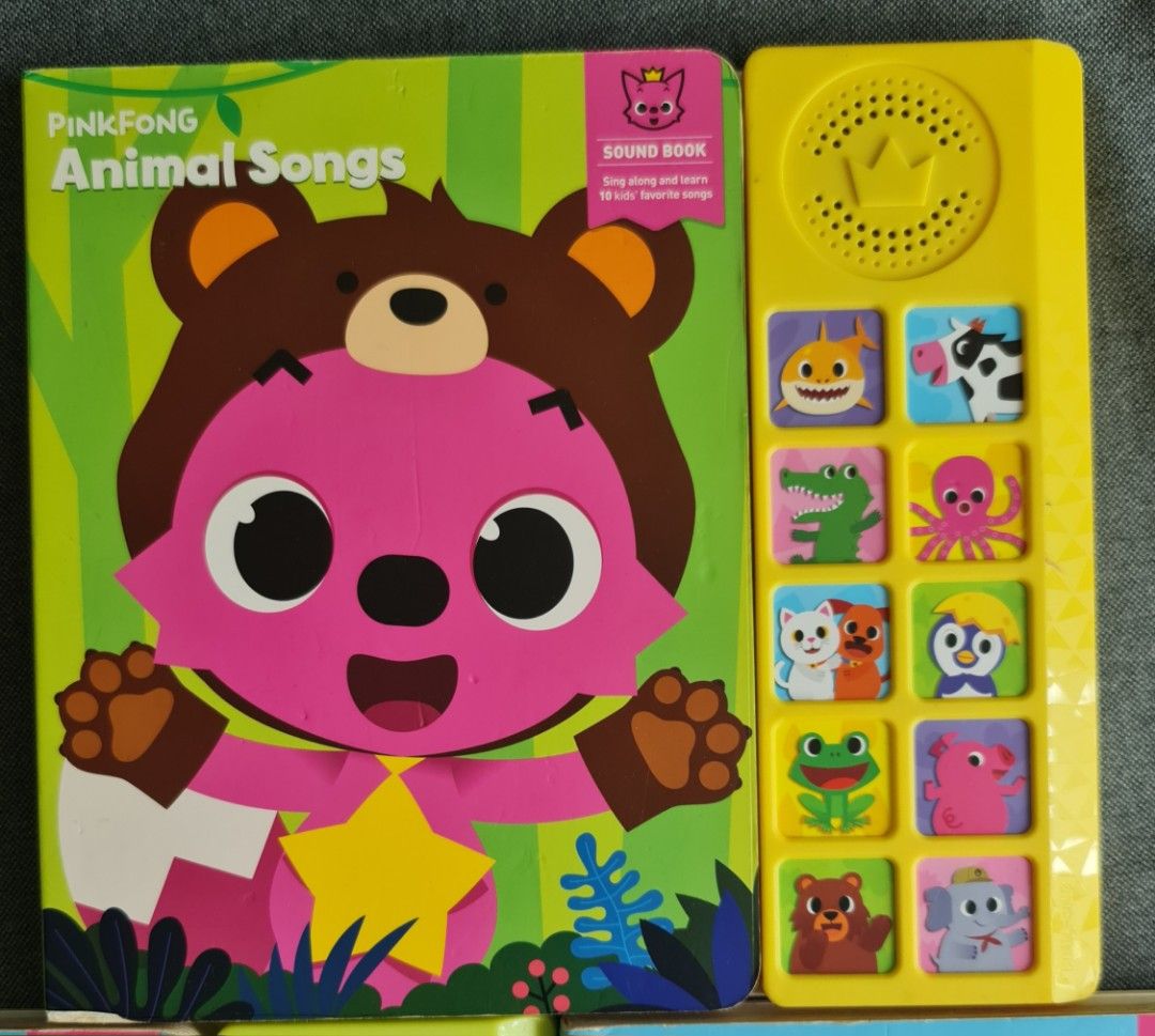 PinkFong BabyShark Music Book, Hobbies & Toys, Books & Magazines ...
