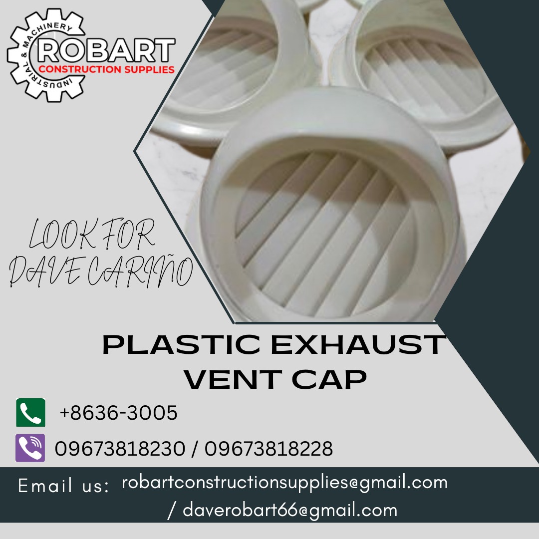 PLASTIC EXHAUST VENT CAP, Commercial & Industrial, Construction Tools ...