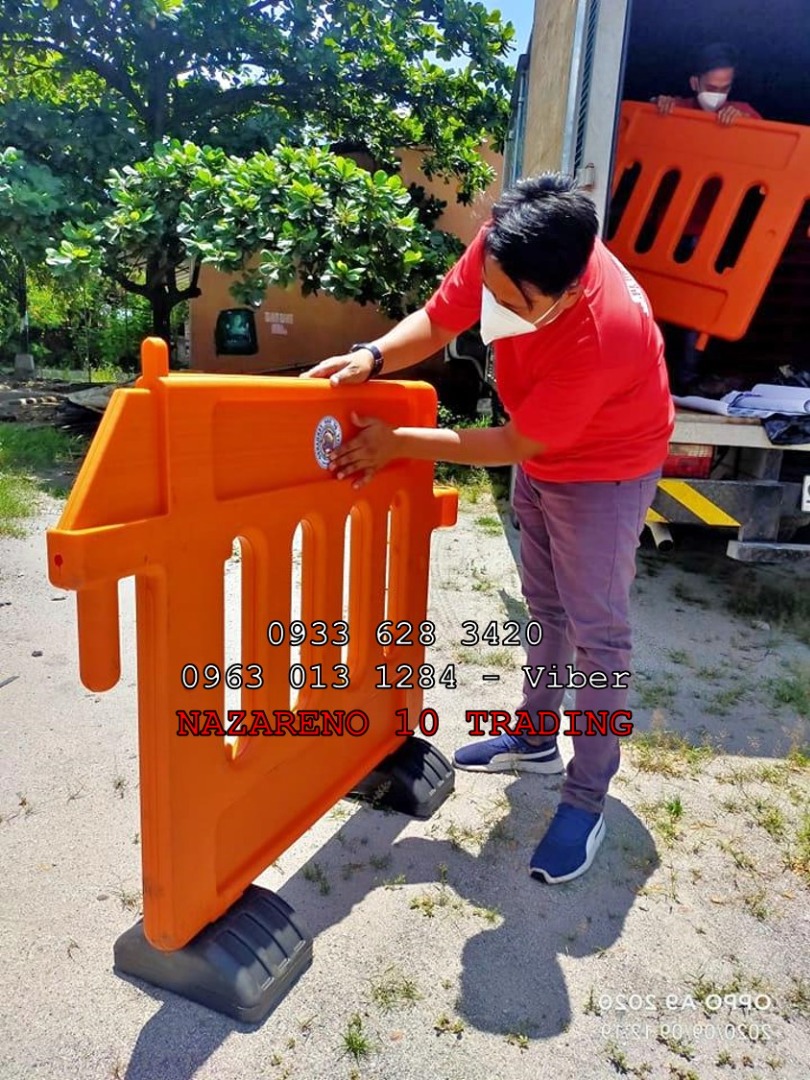 Plastic Road Barrier Fence Barrier, Commercial & Industrial, Industrial ...
