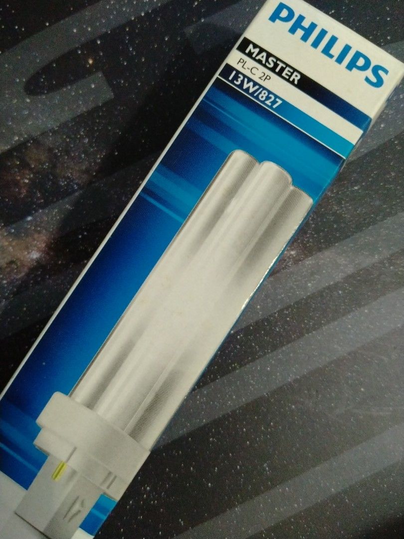 PL-C light bulb Philips Master 13W/827 2 pin, Furniture & Home Living, Lighting & Fans, Lighting ...