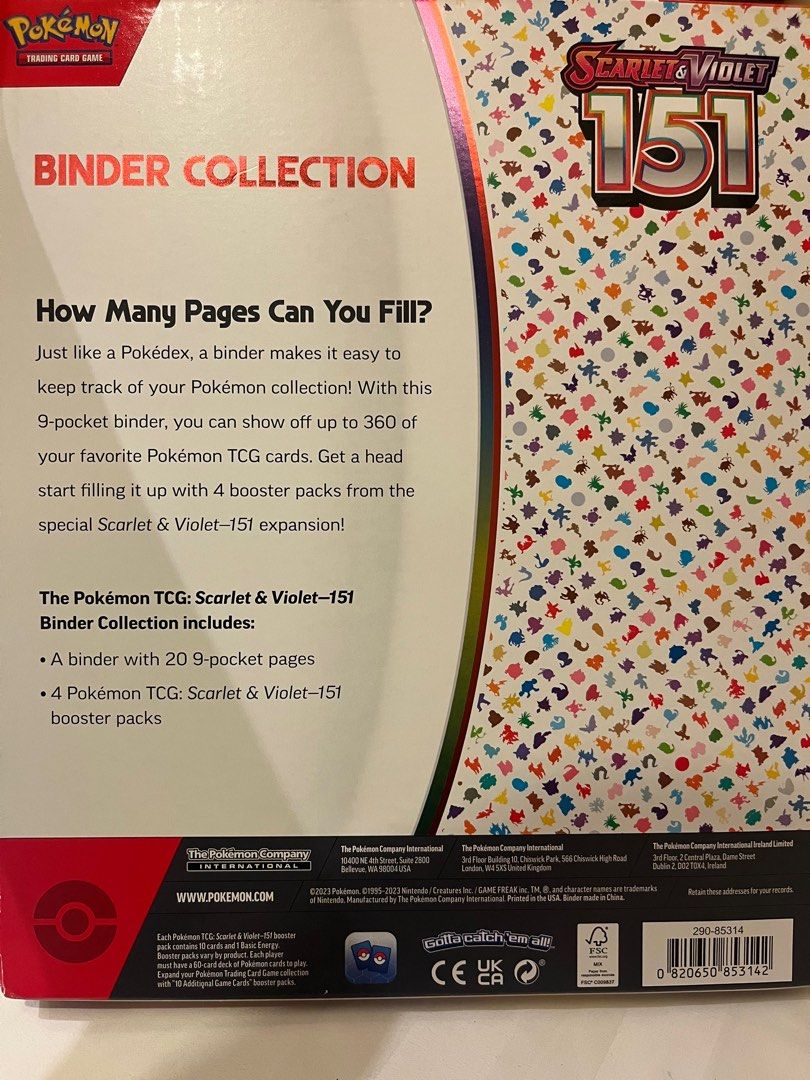 Pokemon 151 Binder Collection On Hand, Hobbies & Toys, Toys & Games on ...