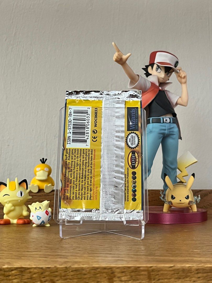 Pokemon Base Set Charizard Art Booster Pack Foil Wrapper, Hobbies ...