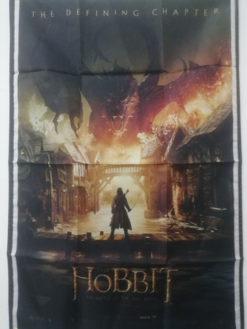 POSTER FLAG HOBBIT THE BATTLE OF 5 ARMIES, Hobbies & Toys, Collectibles ...