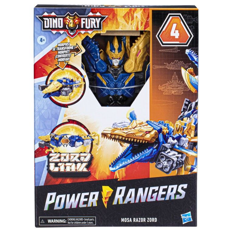 Power Rangers Dino Fury Megazord Mosa Razor Zord, Hobbies & Toys, Toys ...