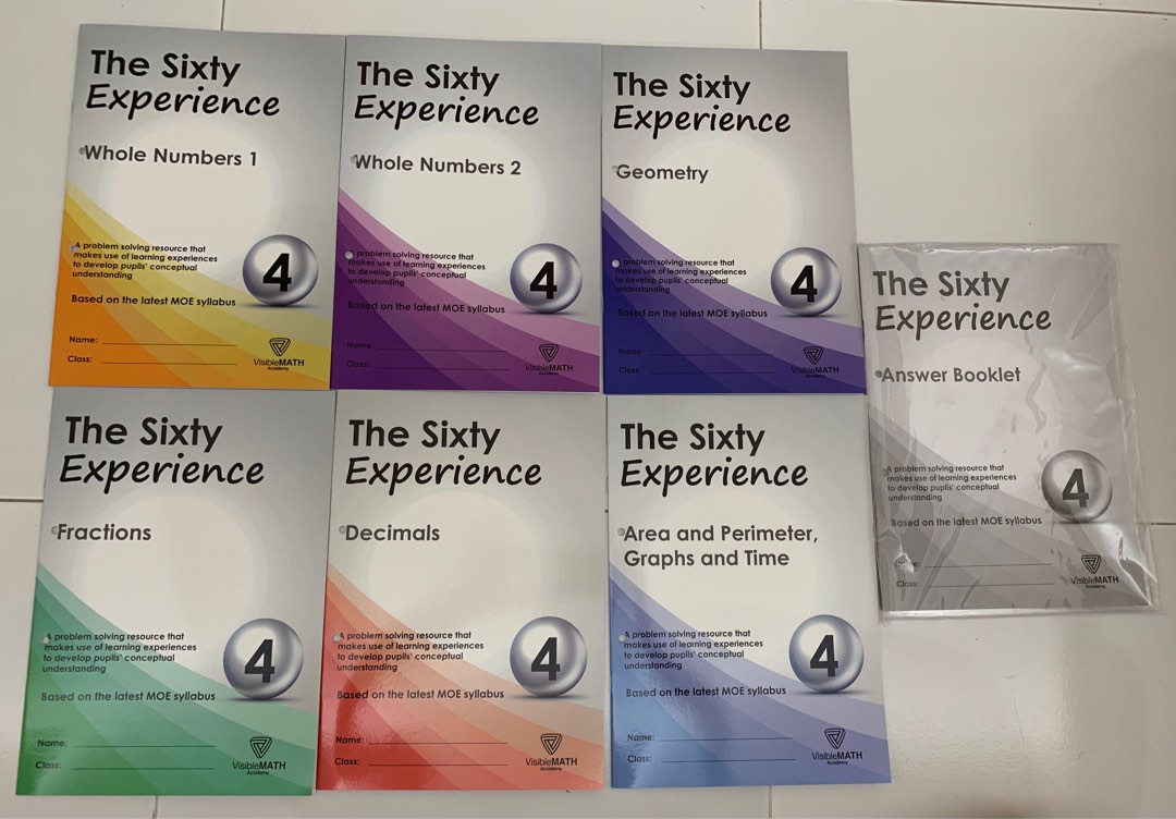 Primary 4 Math Assessment Books - The Sixty Experience, Hobbies & Toys ...