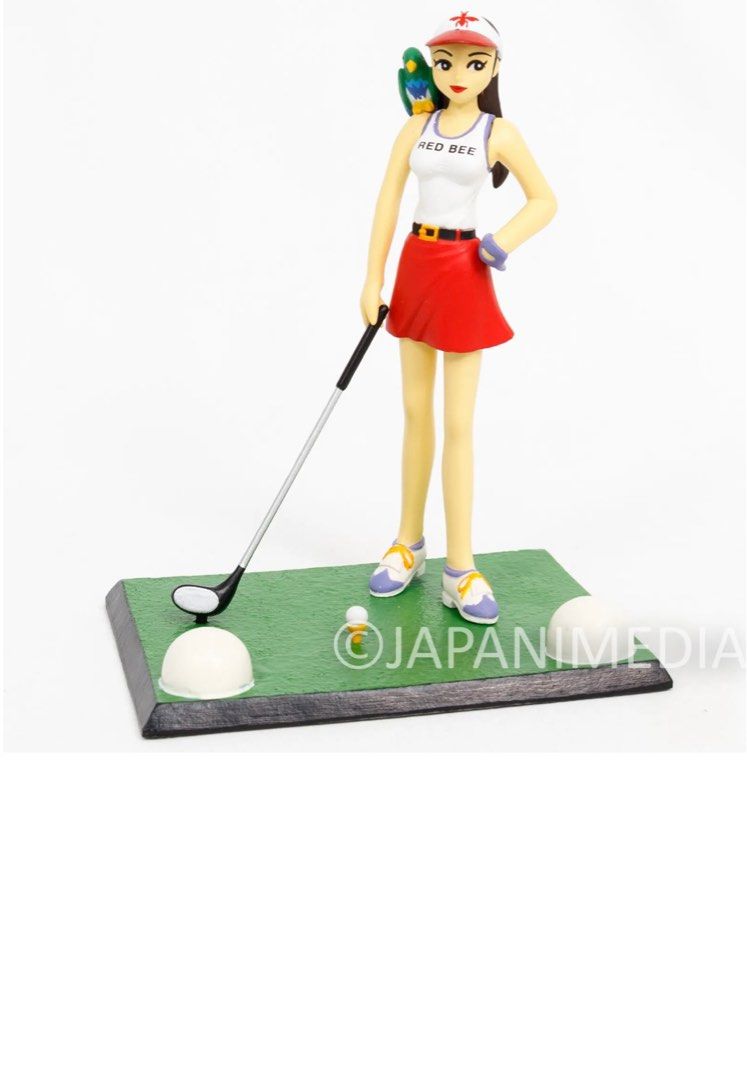 Pro Golfer Saru Benibachi Hatsuko Kurenai Mini Diorama Figure JAPAN ...