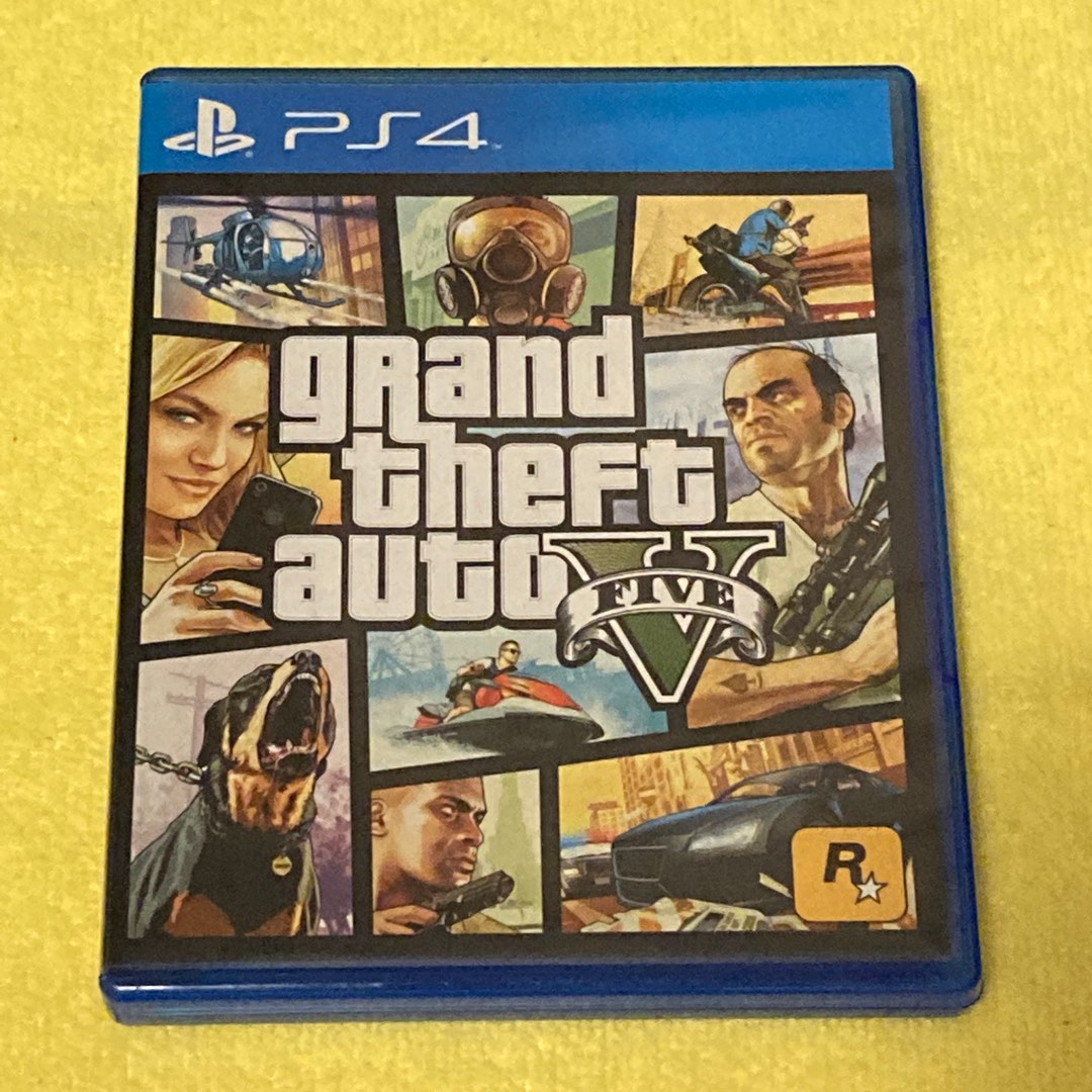 PS4 GTA 5 V GTA5 GTAV GRAND THEFT AUTO FIVE, 電子遊戲, 電子遊戲, PlayStation ...