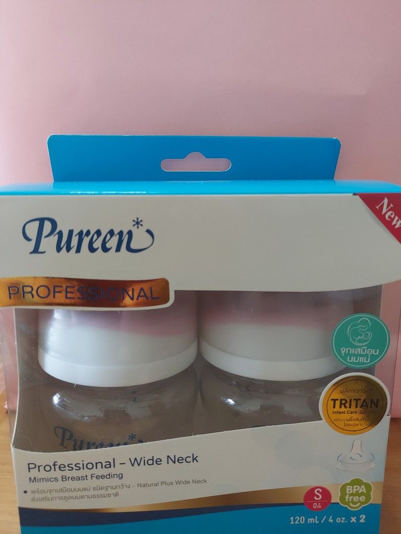 Pureen milk bottle, Babies & Kids, Nursing & Feeding, Breastfeeding ...